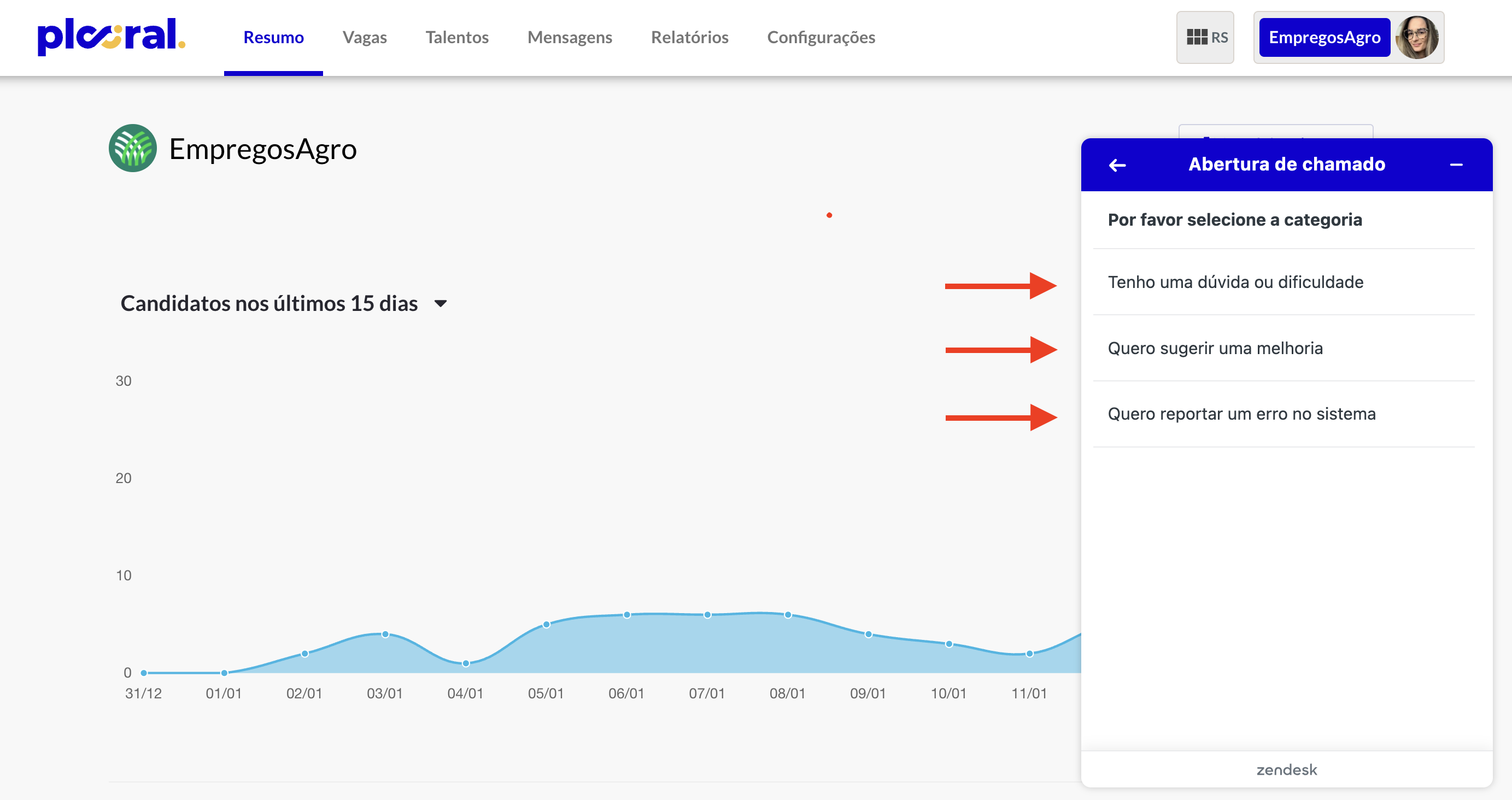 Como usar a Central de Ajuda da Plooral e abrir chamados – Central de Ajuda